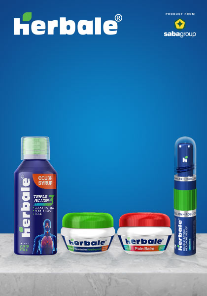 Inhaler + Roll on for Complete Pain Relief Instantly | Herbale